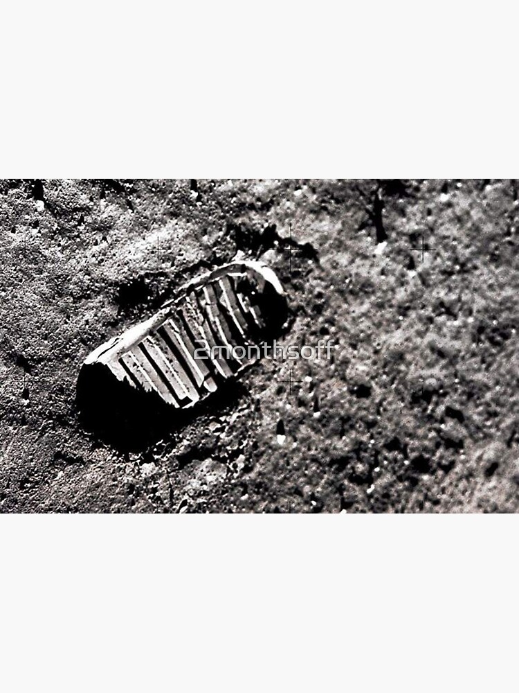 "First moon footprint." Poster by 2monthsoff | Redbubble