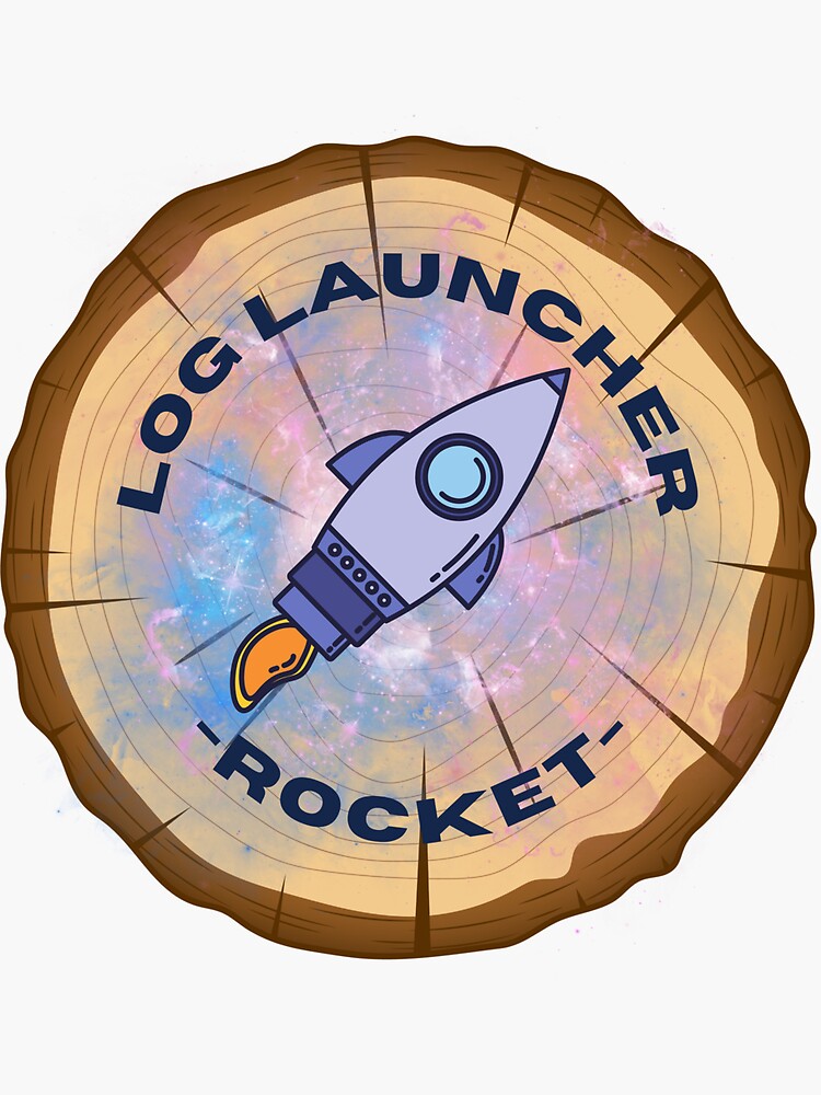 "Log Launcher Rocket love rocket log launcher rocket" Sticker for Sale ...