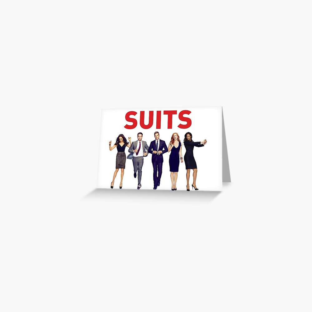 "Suits TV Show Logo" Greeting Card for Sale by Elliemurphy16 | Redbubble