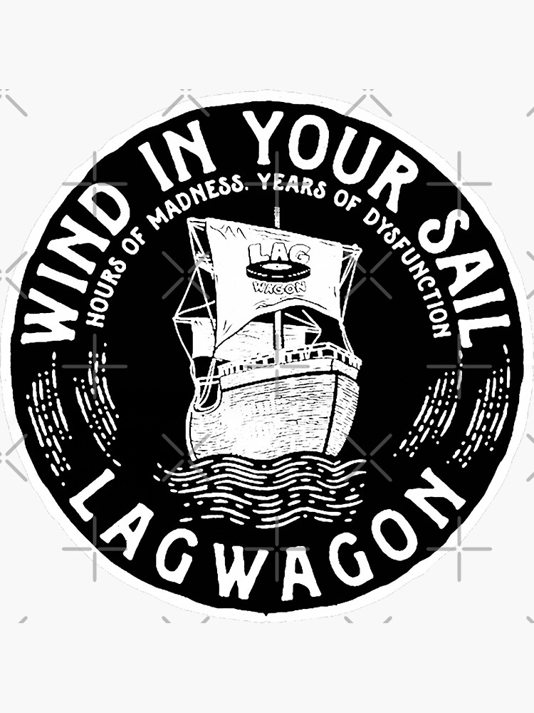 "Lagwagon Is a Punk Rock" Sticker for Sale by rroads4a | Redbubble