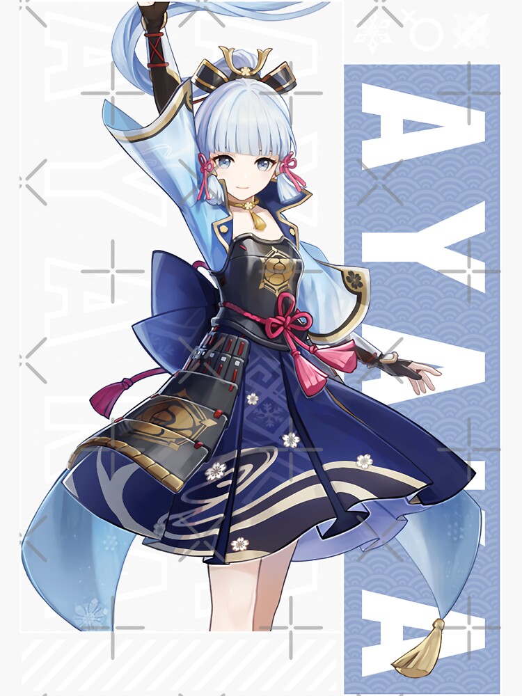 "Ayaka | Genshin Impact" Sticker for Sale by B-love | Redbubble