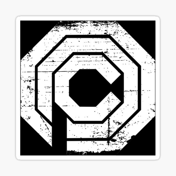 "OCP Logo from Robocop" Sticker for Sale by Le-Freak | Redbubble