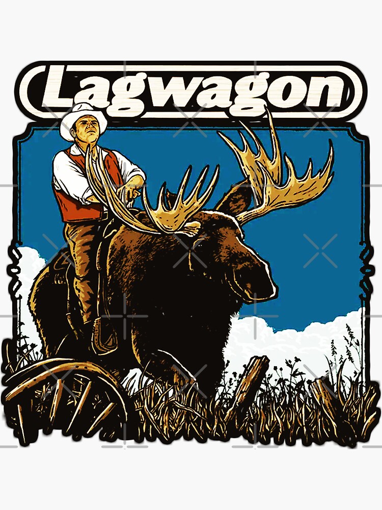 "Lagwagon Is a Punk Rock" Sticker for Sale by rroads4a | Redbubble