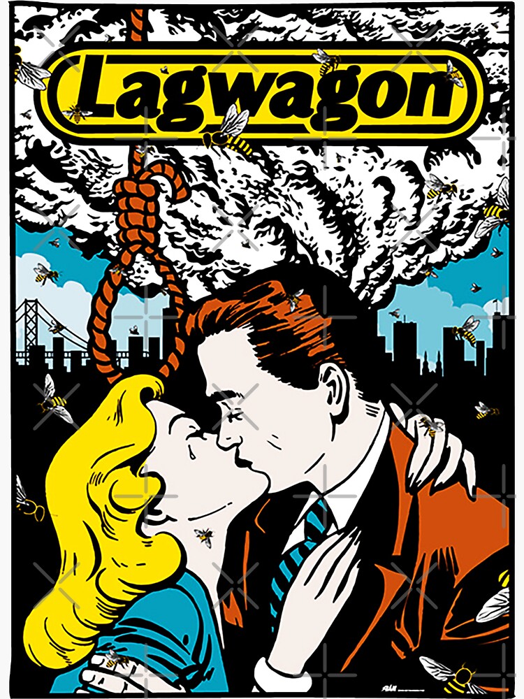 "Lagwagon Is a Punk Rock" Sticker for Sale by rroads4a | Redbubble