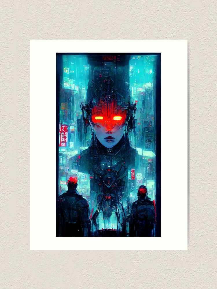 "Cyberpunk Aesthetic" Art Print for Sale by AICustomArt | Redbubble