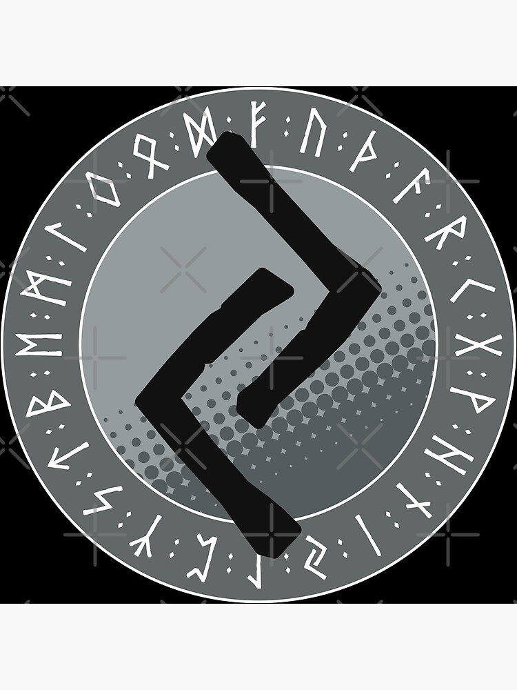 "Viking Runes and Runic Symbols - Jera (Harvest)" Poster for Sale by ...