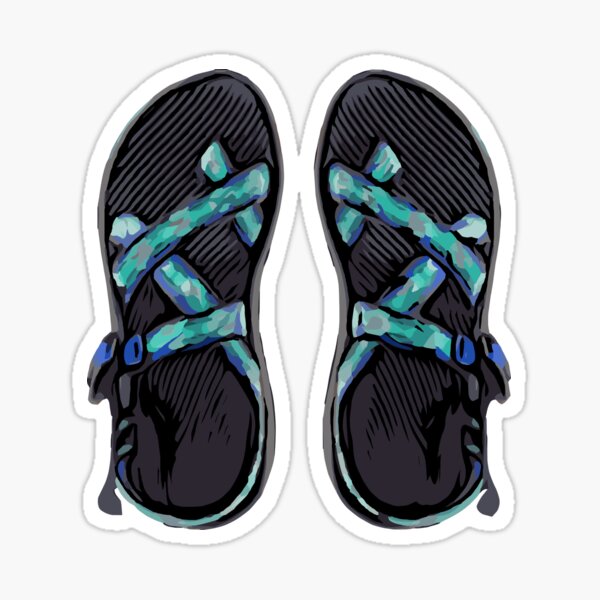 "sandals" Sticker for Sale by MadEDesigns | Redbubble