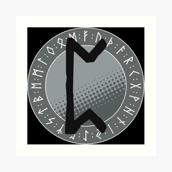 "Viking Runes and Runic Symbols - Perthro (Luck)" Art Print for Sale by ...
