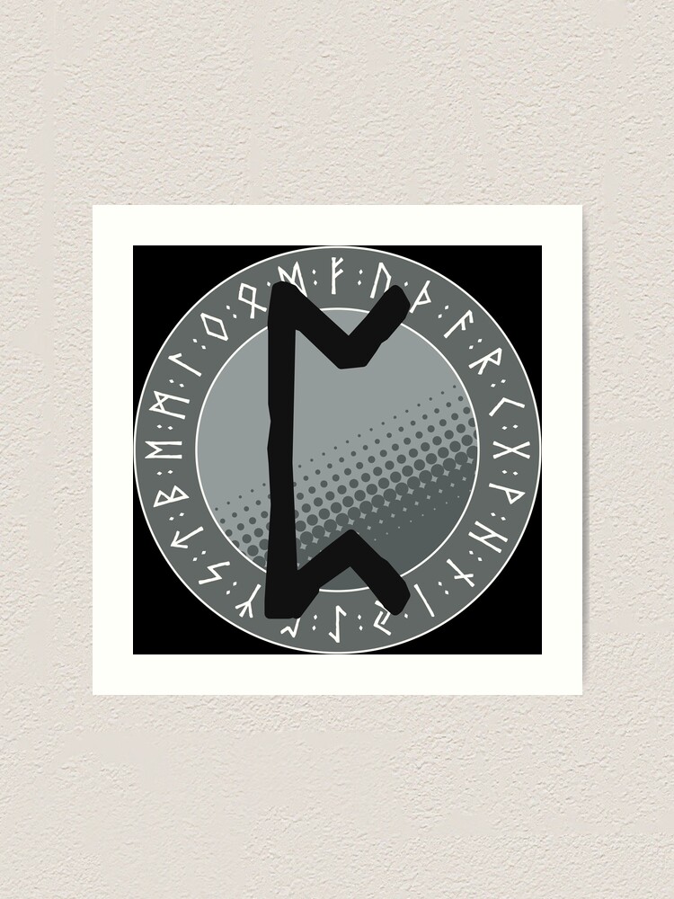 "Viking Runes and Runic Symbols - Perthro (Luck)" Art Print for Sale by ...