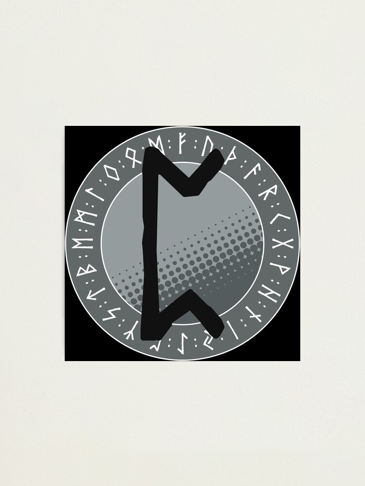 "Viking Runes and Runic Symbols - Perthro (Luck)" Photographic Print ...