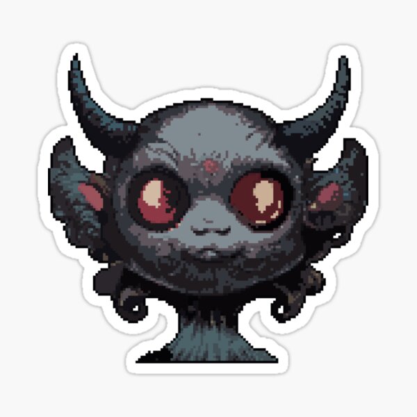 "Pixel Devil" Sticker for Sale by WraithGaming | Redbubble