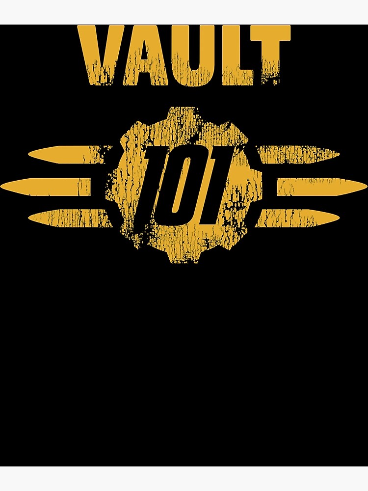 "Worn Vault 101 Logo" Poster for Sale by JEFFREYJOH | Redbubble