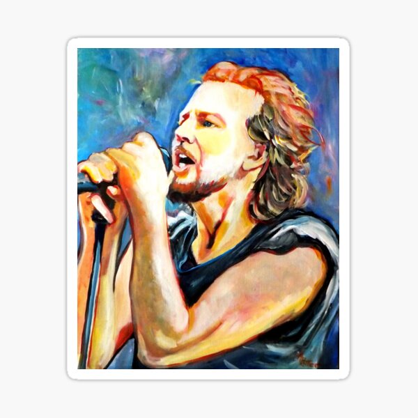 "Eddie" Sticker for Sale by SweetPeaArt | Redbubble