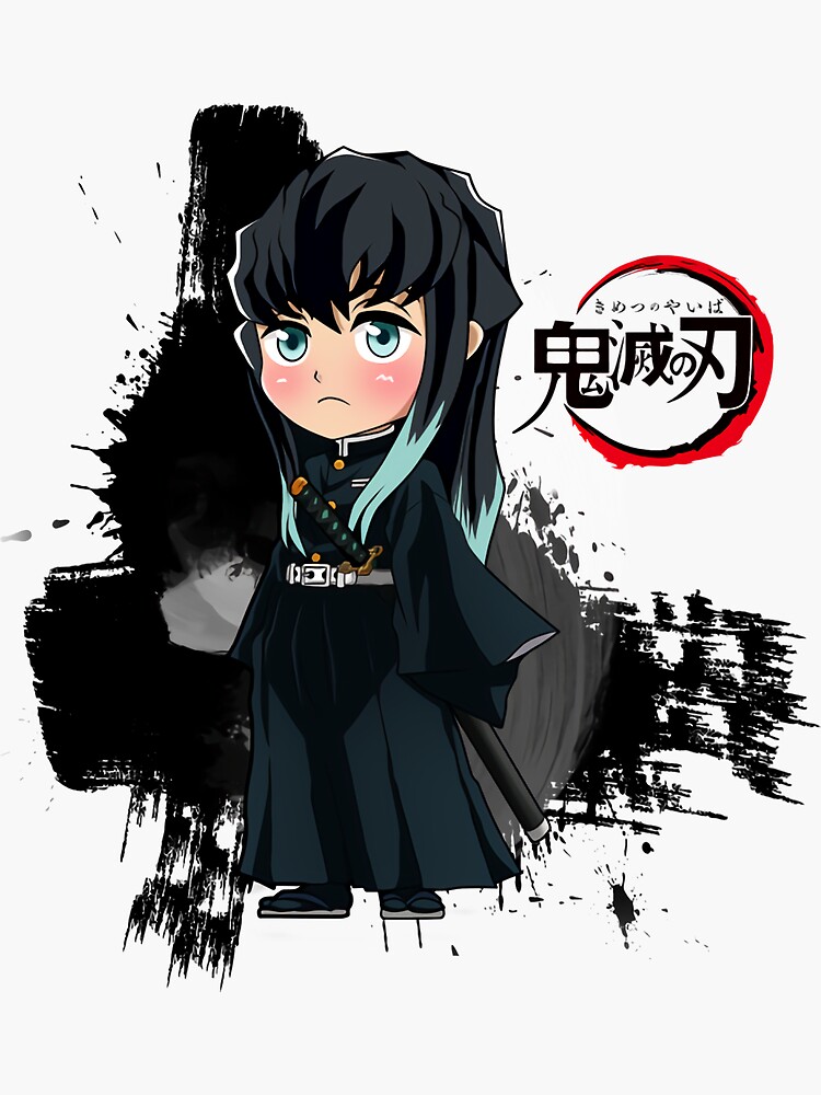 "Chibi Muichir0 Mist Hashira" Sticker for Sale by LatashaChapman ...