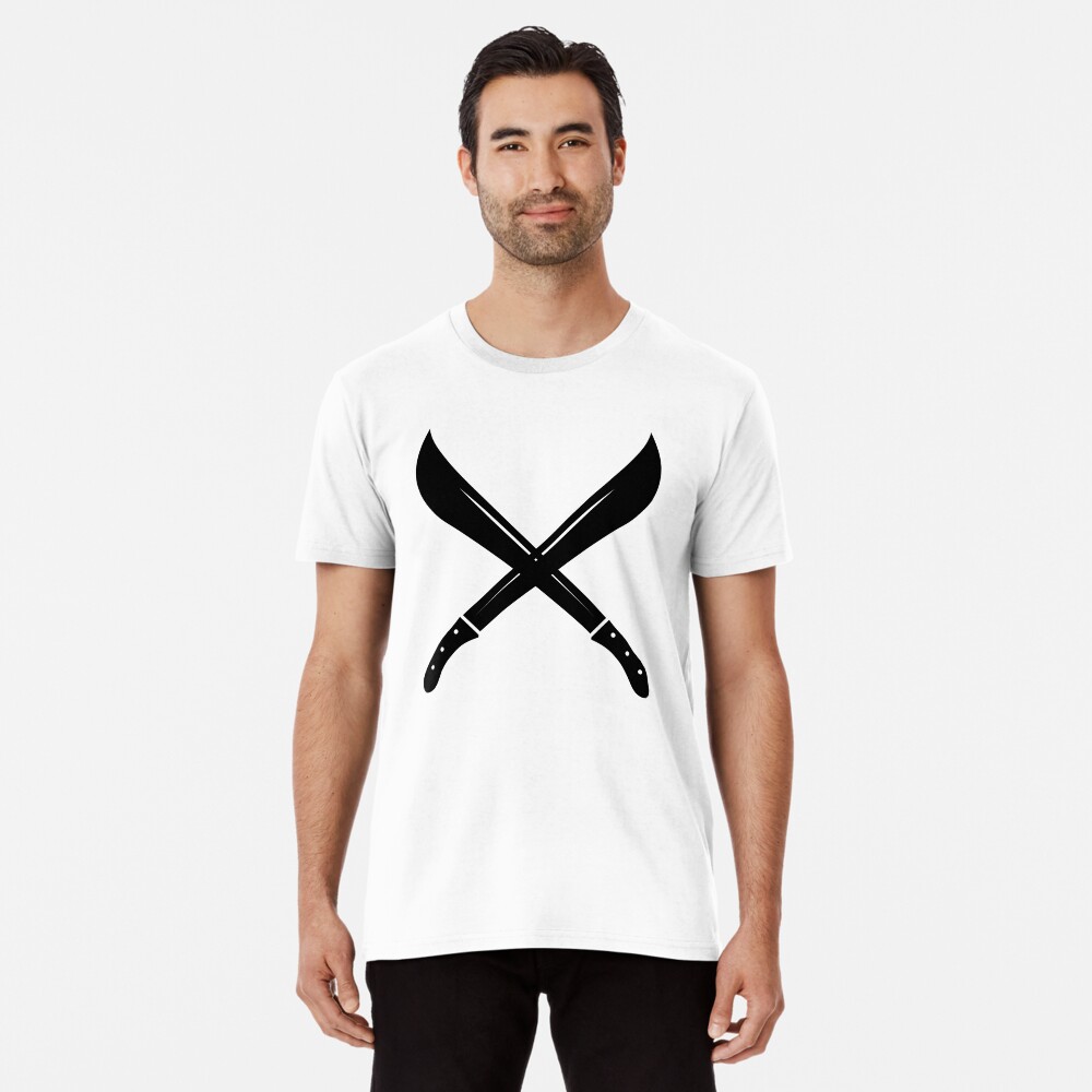 "Machete Cross" Sticker for Sale by Andrew Alcock | Redbubble