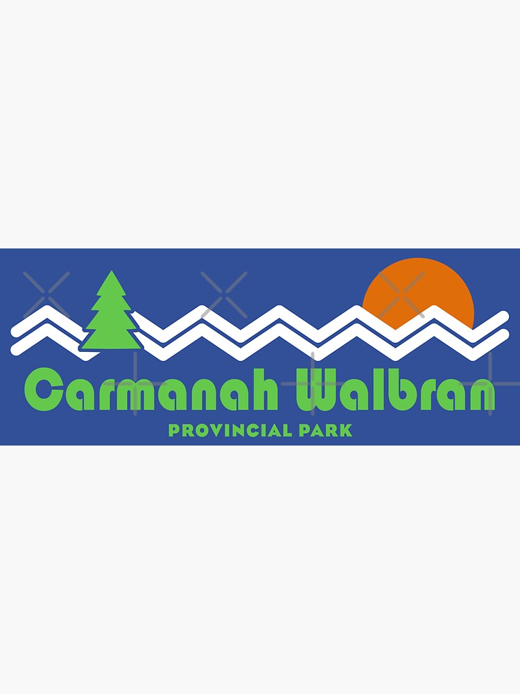 "Carmanah Walbran Provincial Park Retro" Sticker for Sale by esskay ...
