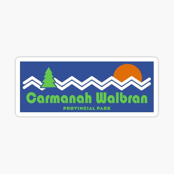 "Carmanah Walbran Provincial Park Retro" Sticker for Sale by esskay ...