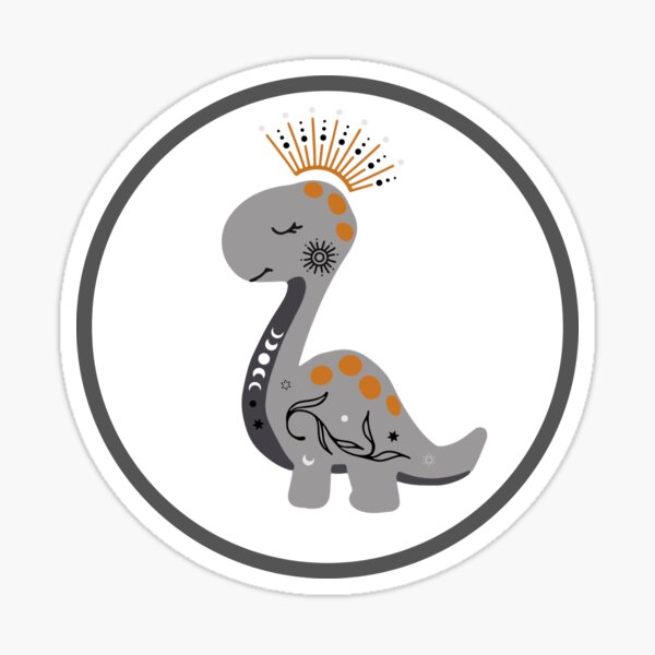 "Dinosaur clipart" Sticker for Sale by CorneliusDesign | Redbubble