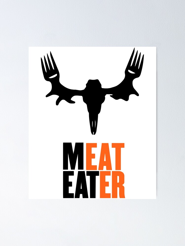 "Gray Meat Eater Logo" Poster for Sale by BrigidSullivan | Redbubble