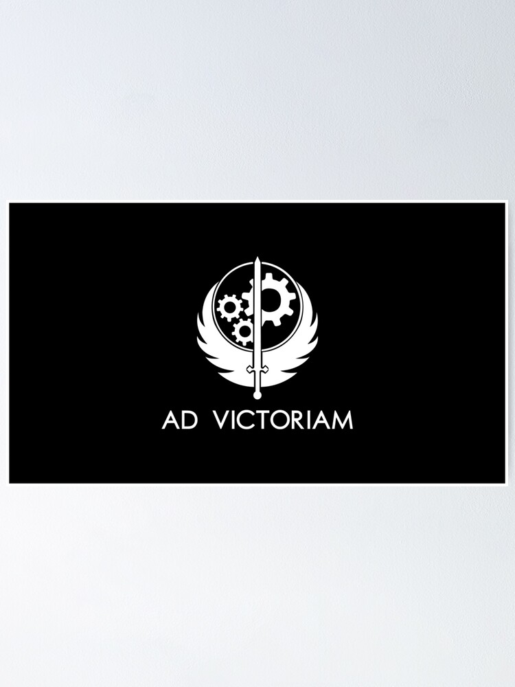 "Brotherhood of Steel - Ad Victoriam" Poster by Sacha Gonzalez De Muer ...