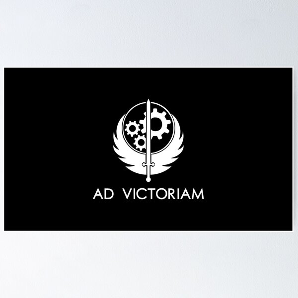 "Brotherhood of Steel - Ad Victoriam" Poster by Sacha Gonzalez De Muer ...