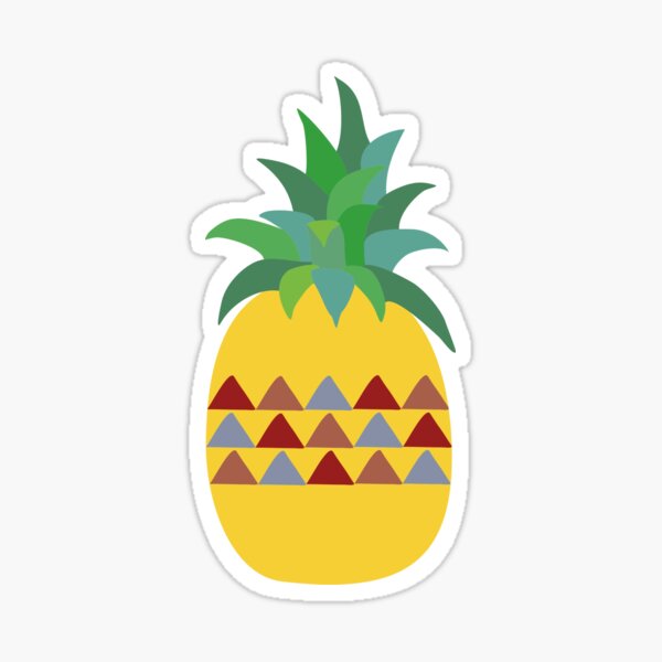 "pineapple" Sticker by Holanes | Redbubble