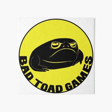 "Bad Toad Games Grumpy Toad" Art Board Print for Sale by Bad-Toad-Games ...