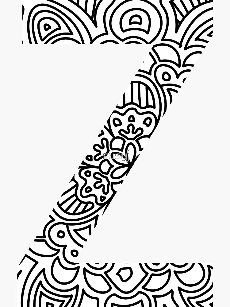 "Zeta - Greek Letter Sorority Sticker" Sticker for Sale by susyj ...