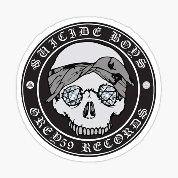 "GREY 59 $uicideboy$ logo" Sticker for Sale by BrigidSullivan | Redbubble