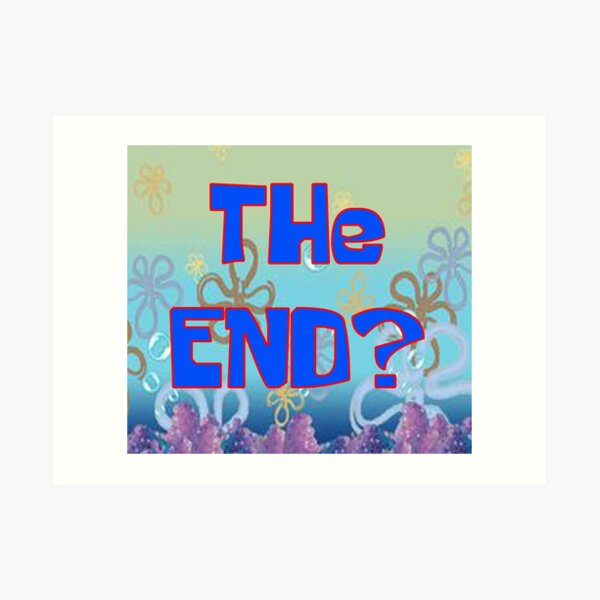 "Spongebob years later Sticker" Art Print for Sale by ARTITANE | Redbubble