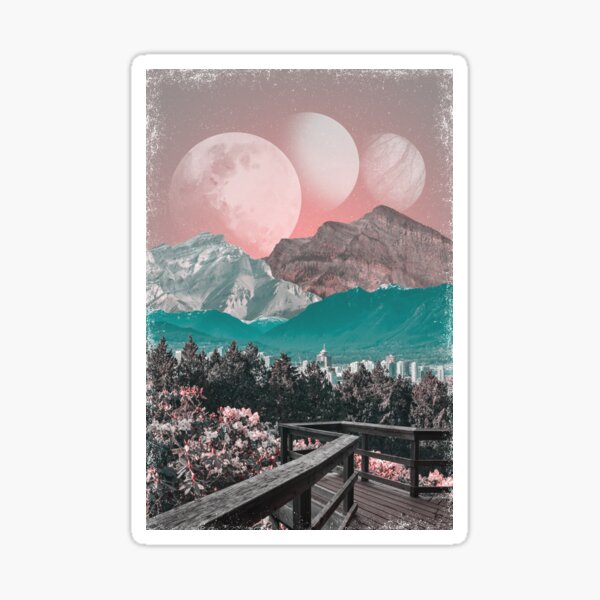 "Digital Collage - Digital Art - Beyond Expectations" Sticker for Sale ...