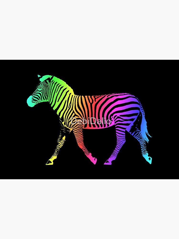 "Colorful Inverted Rainbow Zebra" Canvas Print for Sale by DebiDalio ...