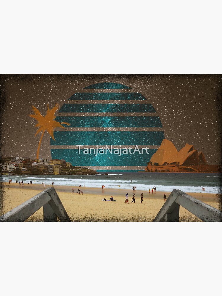 "Digital Collage - Digital Art - Rising Sun" Sticker for Sale by ...