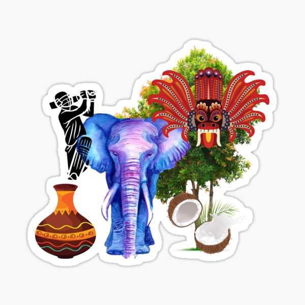 "Sri Lankan Culture " Sticker for Sale by Danudilex | Redbubble
