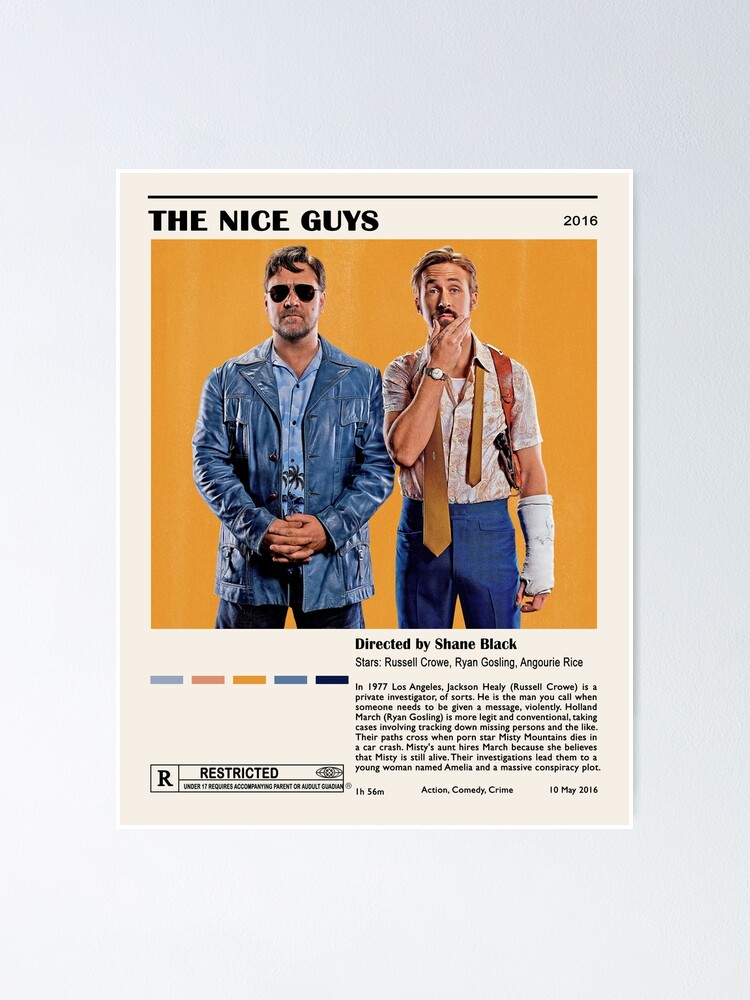 "The Nice Guys" Poster for Sale by HartGreer | Redbubble