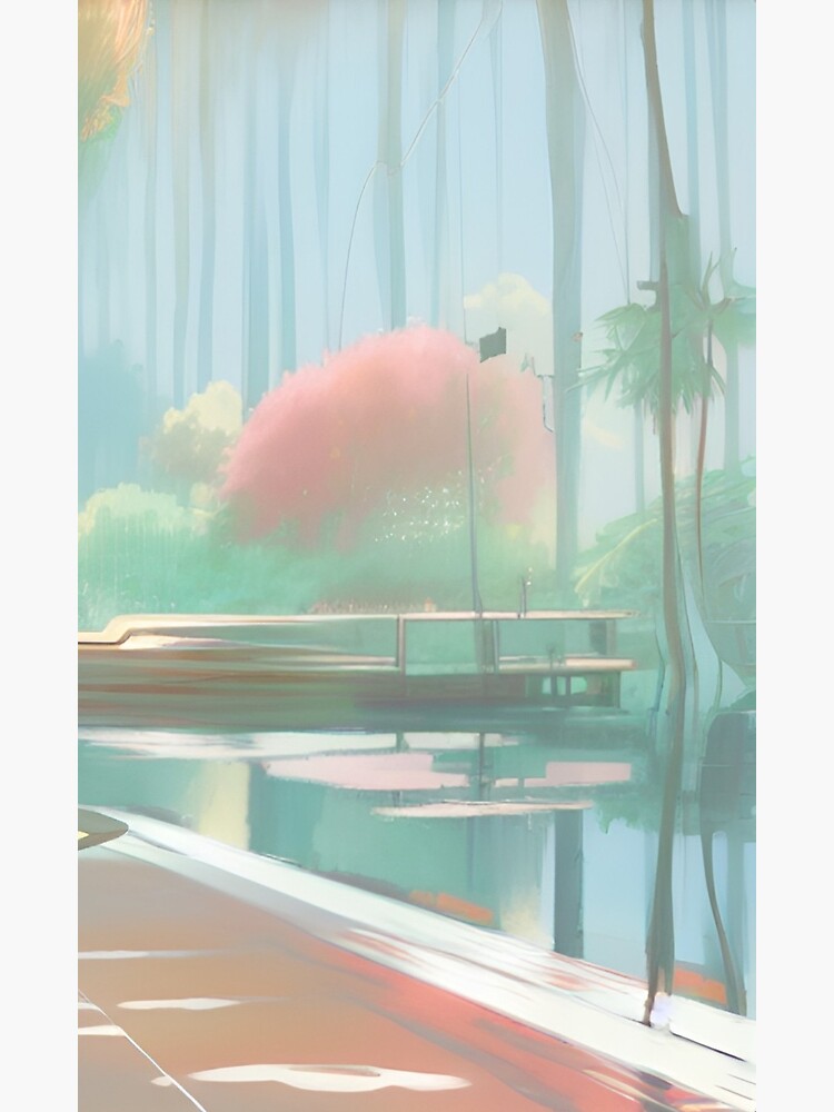 "90s Nostalgia Retro Vaporwave Fantasy Futuristic Retro Landscape ...