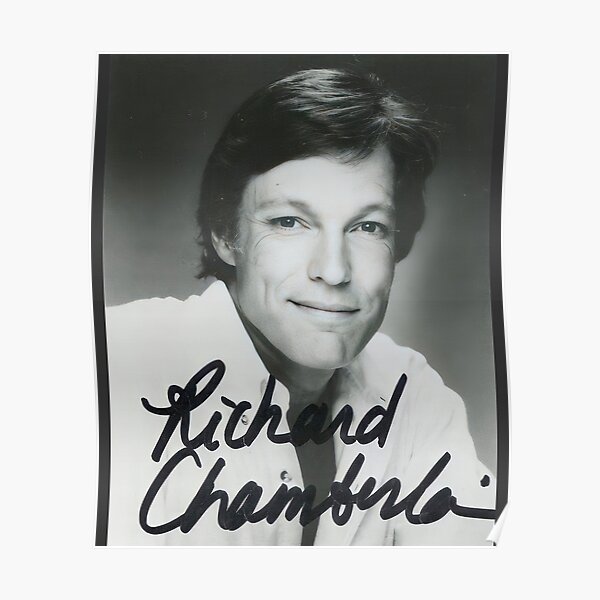 "richard chamberlain" Poster for Sale by HydroRed | Redbubble