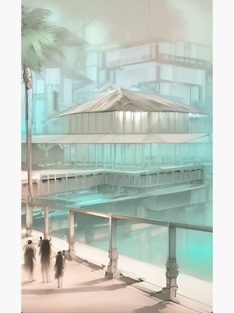 "90s Nostalgia Retro Vaporwave Fantasy Futuristic Retro Landscape ...