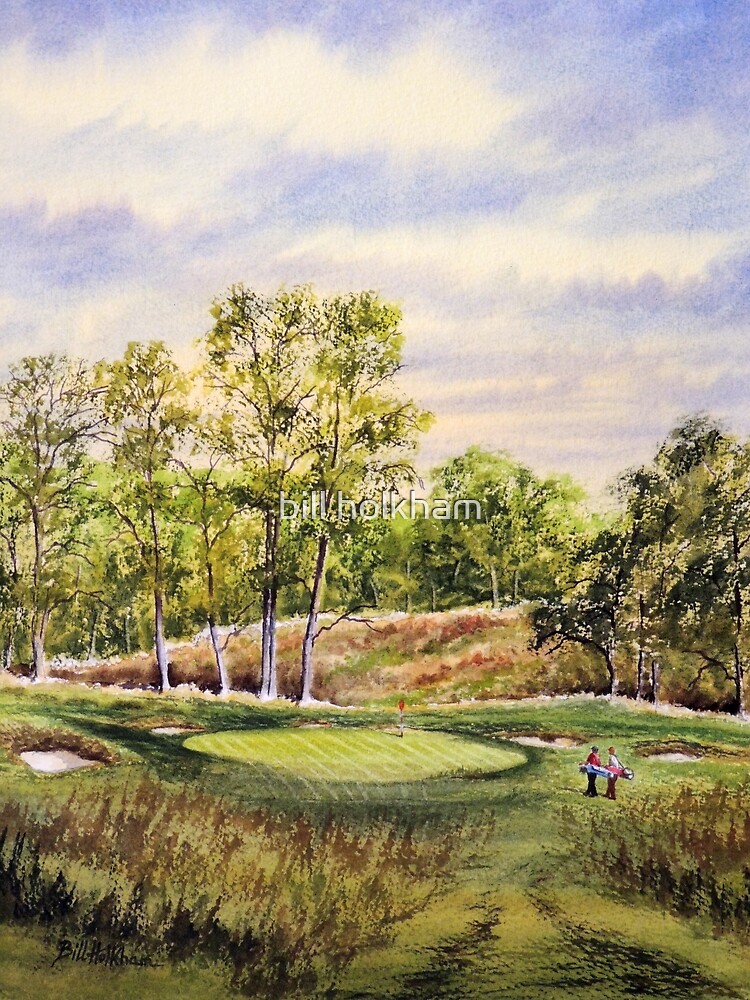 "Merion Golf Course 17th Green" Art Print for Sale by billholkham ...