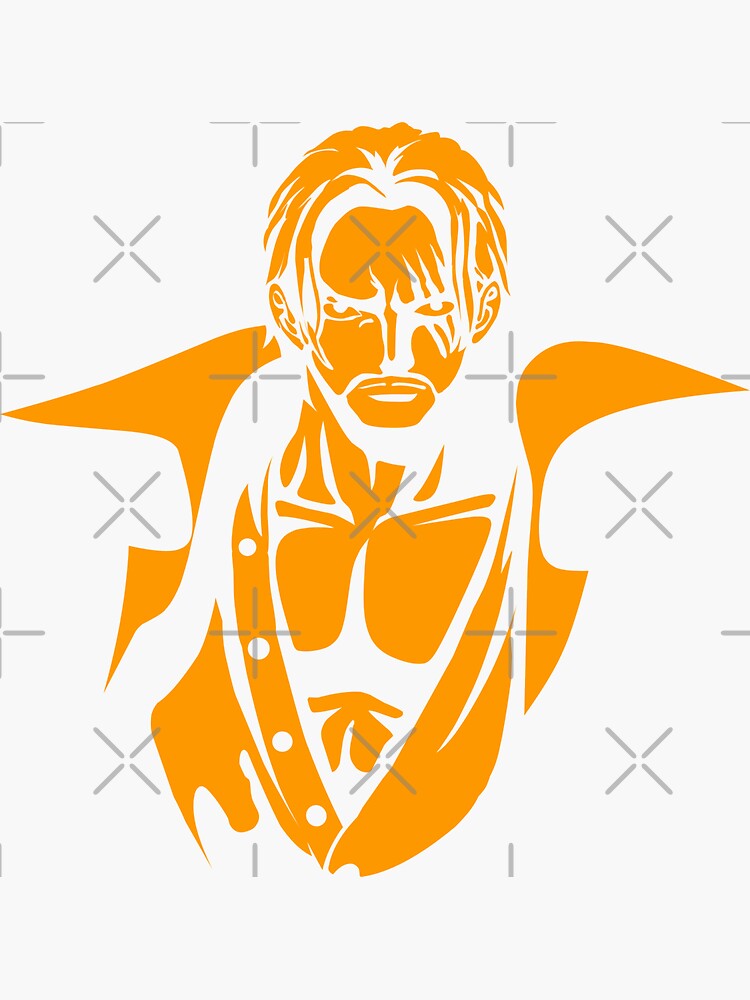 "Shanks " Sticker for Sale by Aftertomorrow | Redbubble