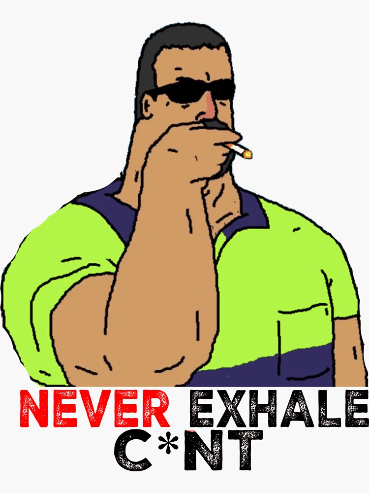 "Never Exhale Mike Nolan Big Lez Show" Sticker for Sale by SPONKII ...