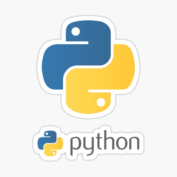 "Python­" Sticker by venna | Redbubble