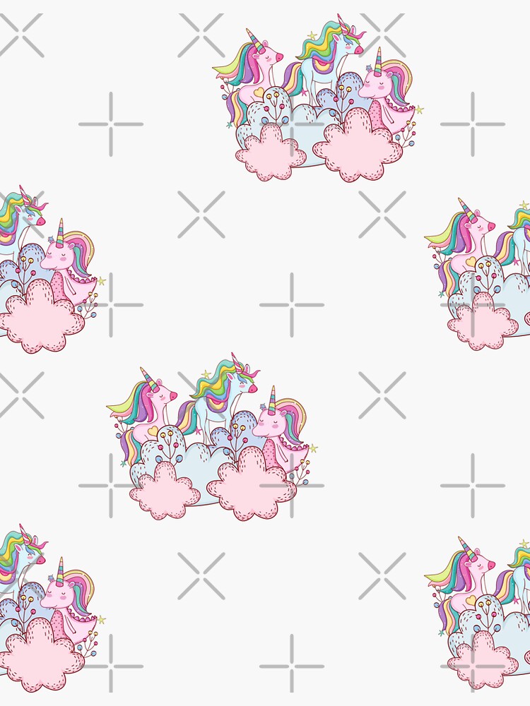 "unicorn bff" Sticker for Sale by Hudyakart | Redbubble