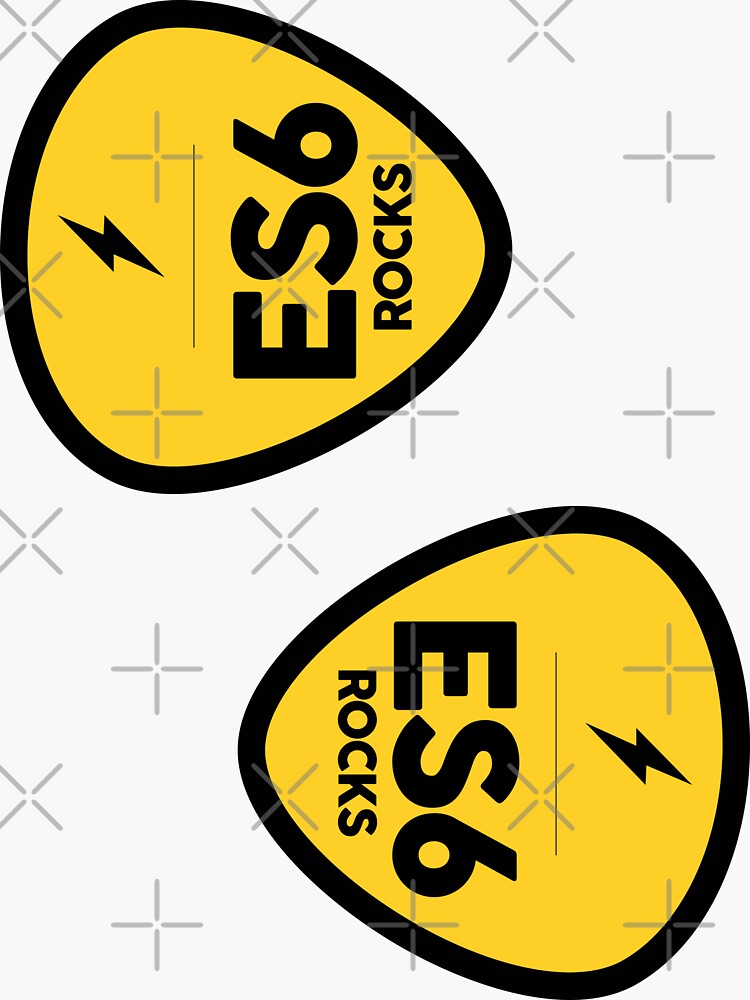 "ES6 Rocks" Sticker for Sale by script- | Redbubble