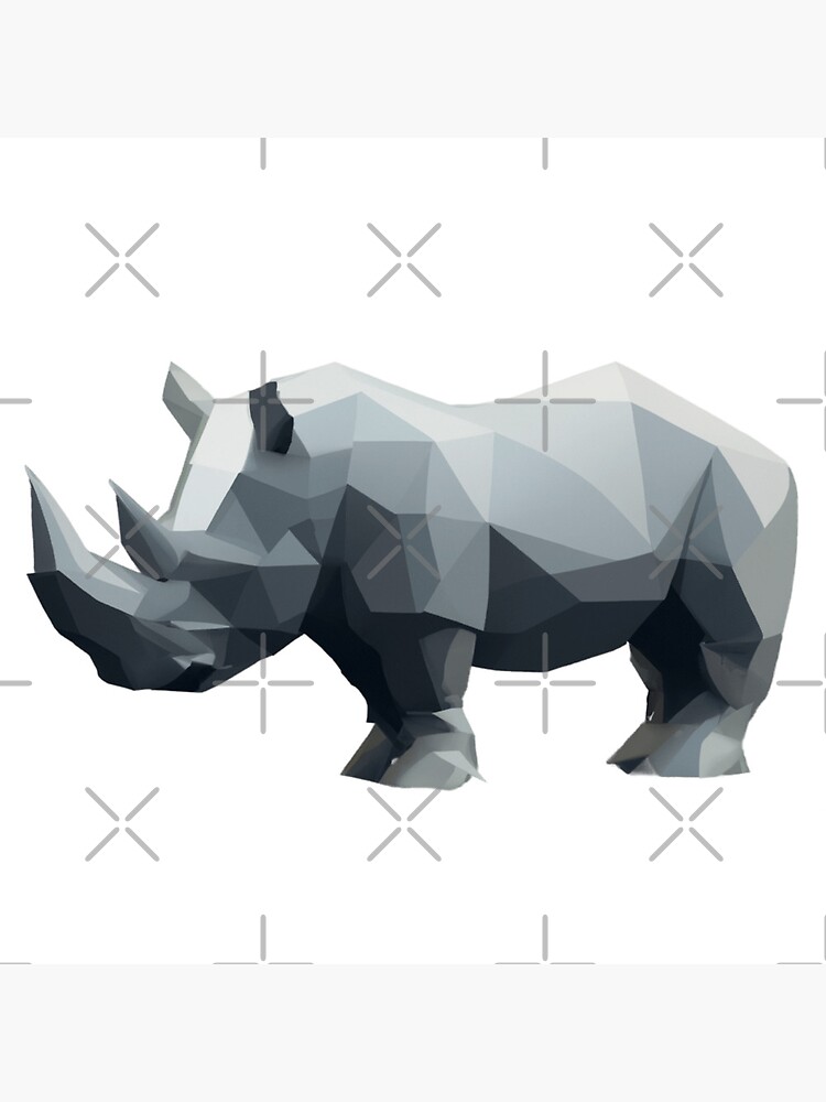 "Grey Rhino Graphics" Canvas Print for Sale by CircleHouse | Redbubble