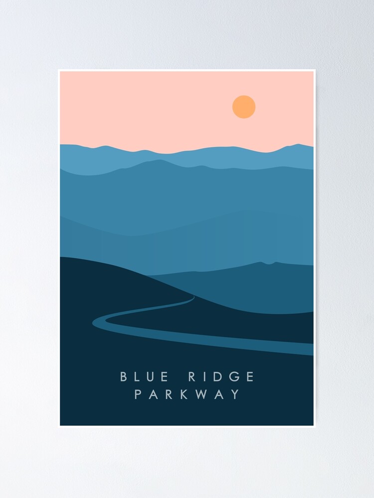 "Blue Ridge Parkway National Park" Poster for Sale by zakariaazis ...