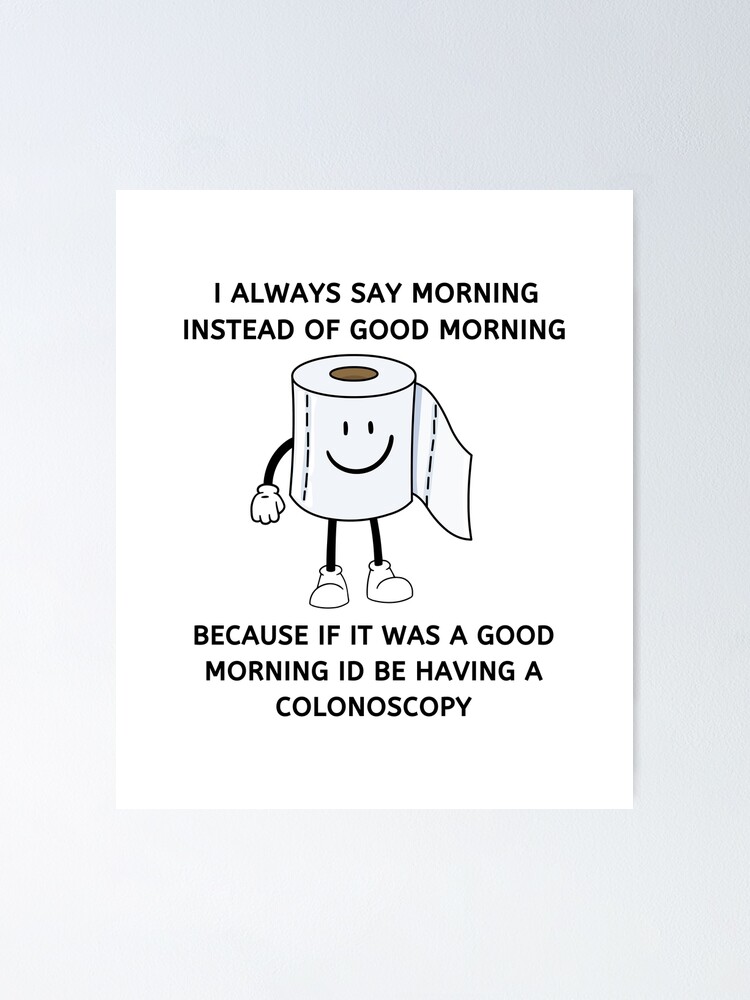 Póster «Colonoscopia Meme Raro Aleatorio Inesperado Humor Papel ...