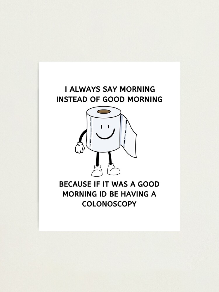 Impression photo « Coloscopie Meme Bizarre Aléatoire Humour Inattendu ...