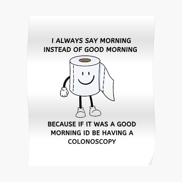 Póster «Colonoscopia Meme Raro Aleatorio Inesperado Humor Papel ...