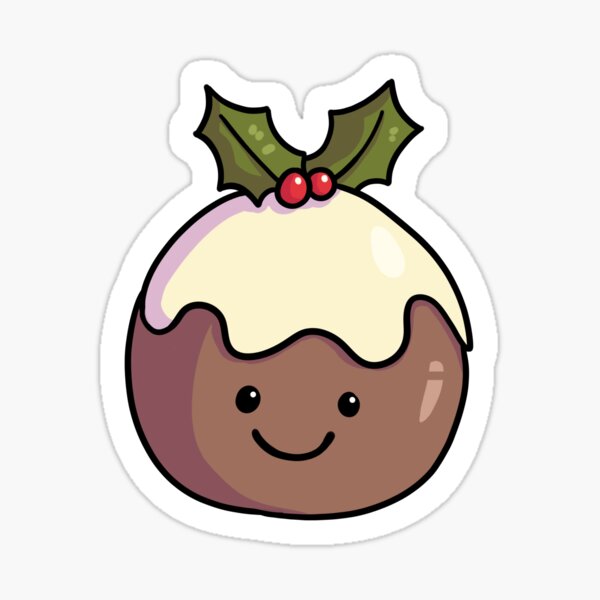 "festive folly christmas pudding" Sticker for Sale by jellyfriends ...